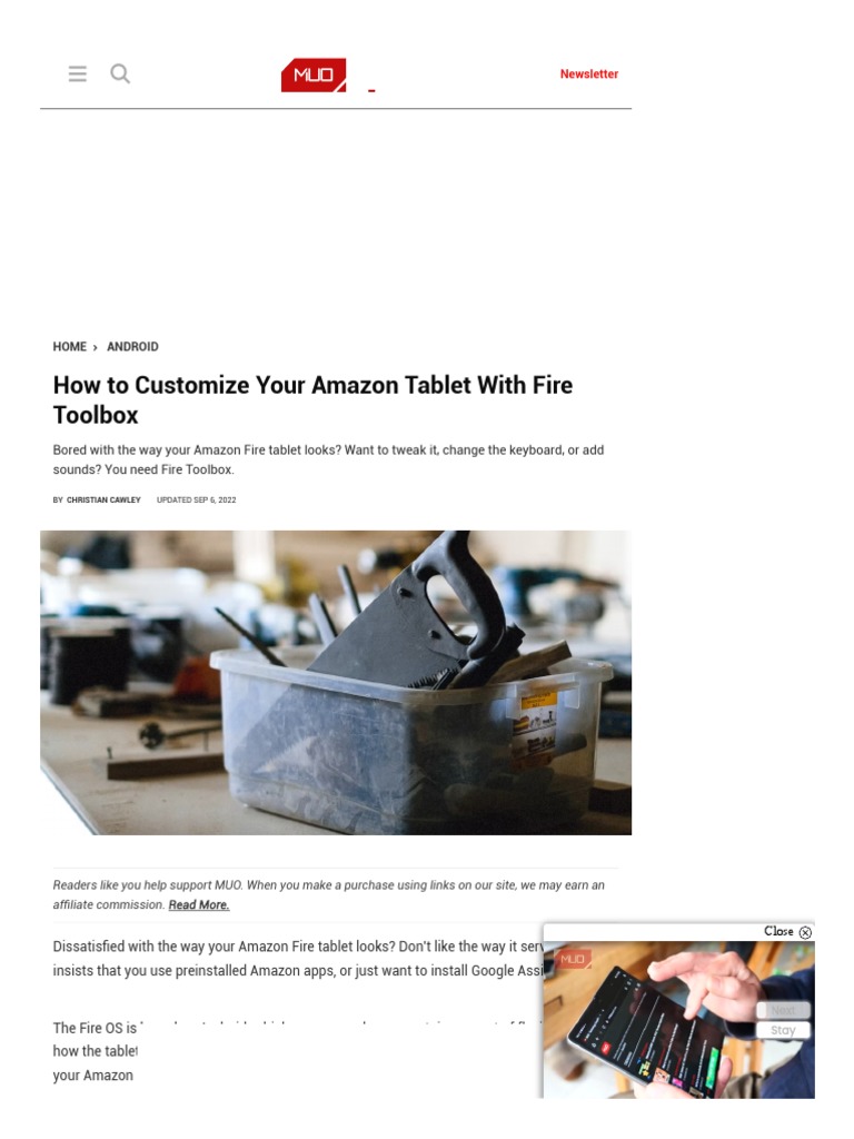 How To Customize Your Amazon Tablet With Fire Toolbox | PDF