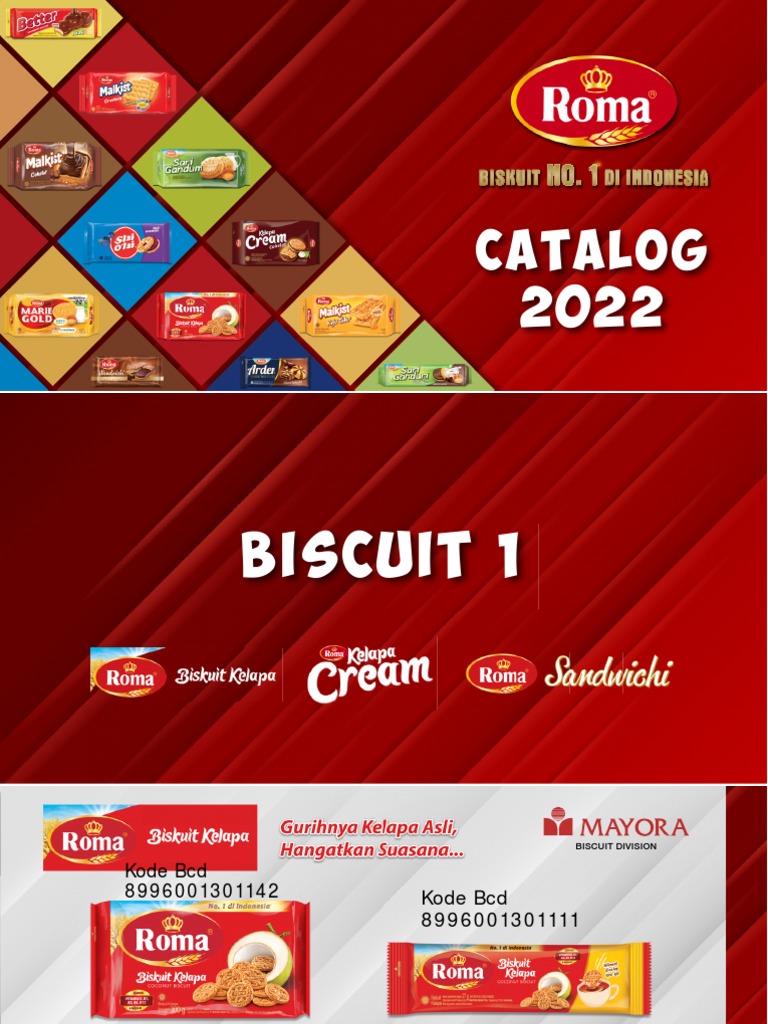 Katalog New Biskuit 2022 - New + Barcode | PDF | Biscuit | Snack Food