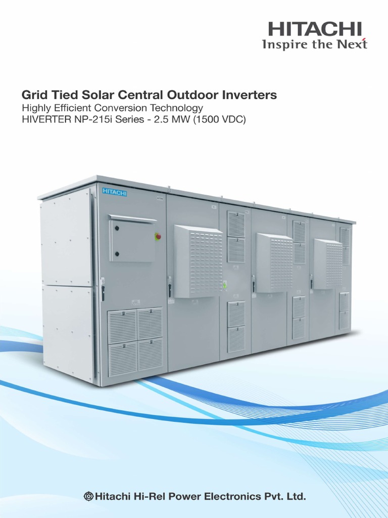 Hitachi 2500kVA Inverter | PDF