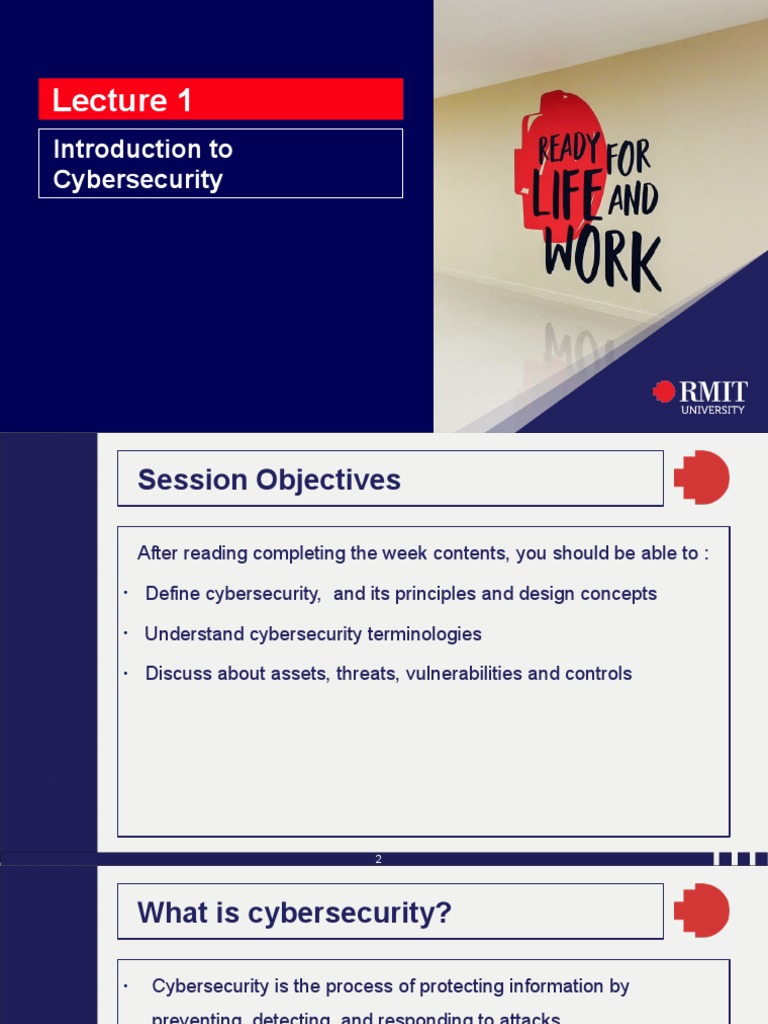 (Class Note) Module 1 - Introduction To Cybersecurity | PDF | Security ...