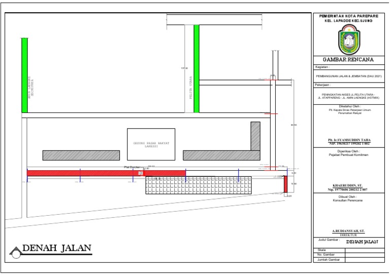 Denah Jalan: Gambar Rencana Gambar Rencana | PDF