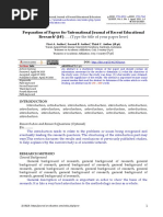 Statistical Research Paper - Format | PDF | Statistics | Methodology