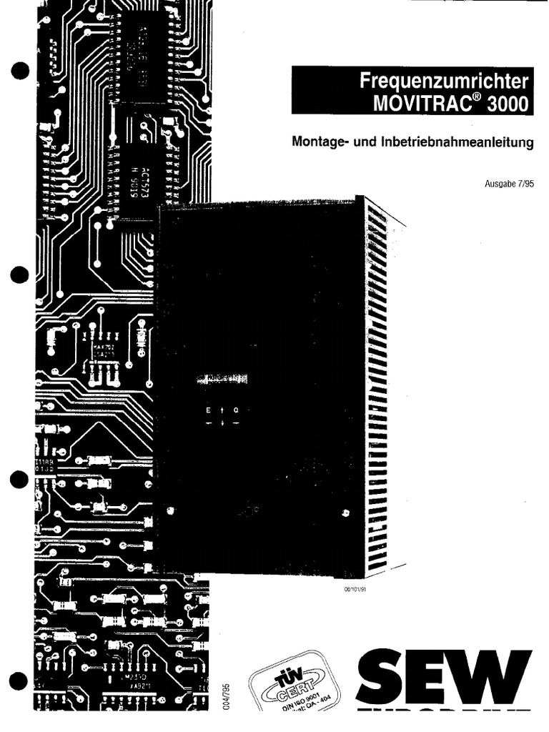 MC3000 Betriebsanleitung 07-1995 | PDF