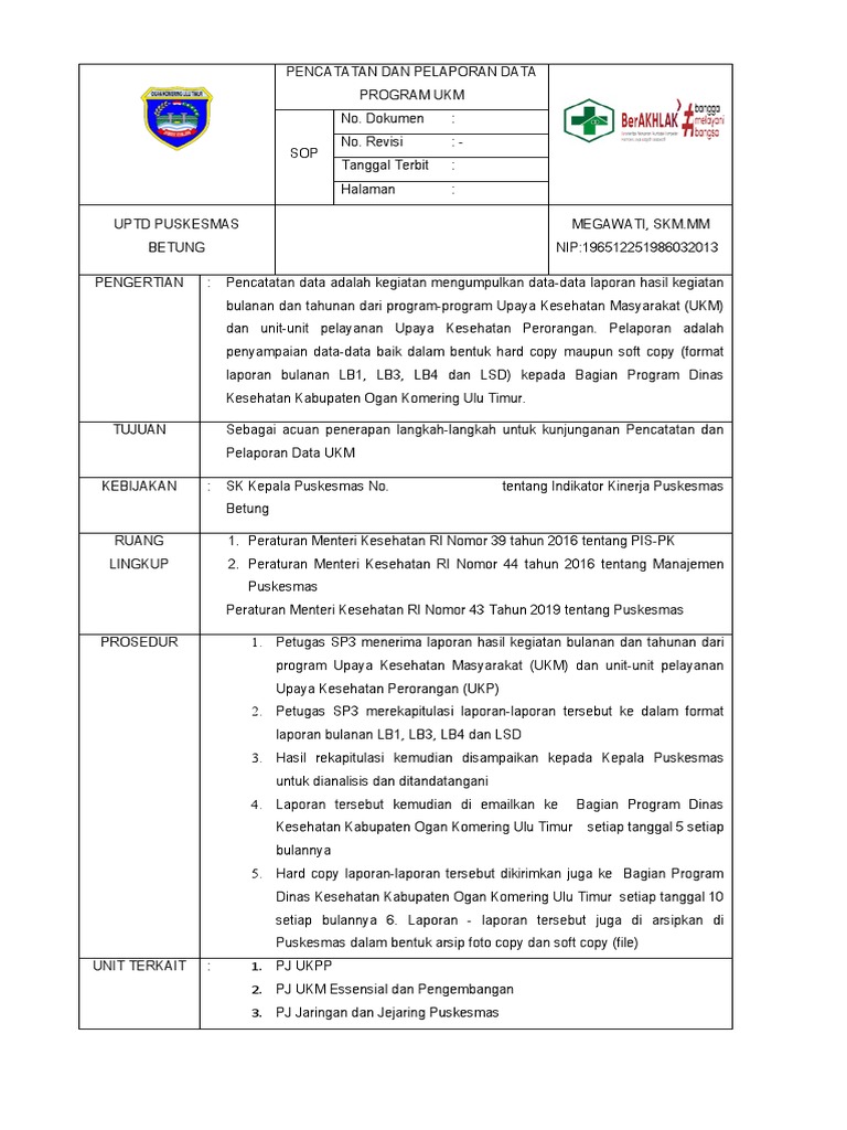 SOP | PDF | Sains & Matematika
