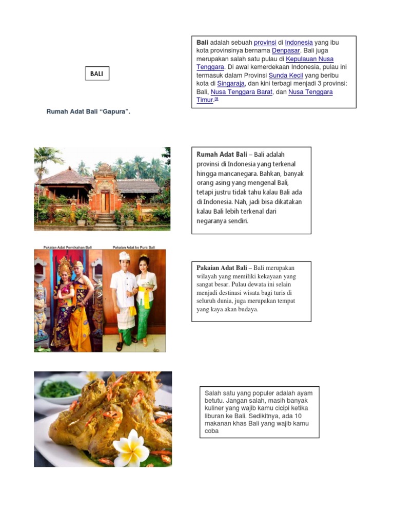 Adat Bali | PDF