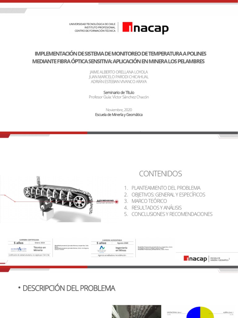 Implementación de Sistema de Monitoreo de Temperatura A Polines Mediante Fibra Óptica Sensitiva ...