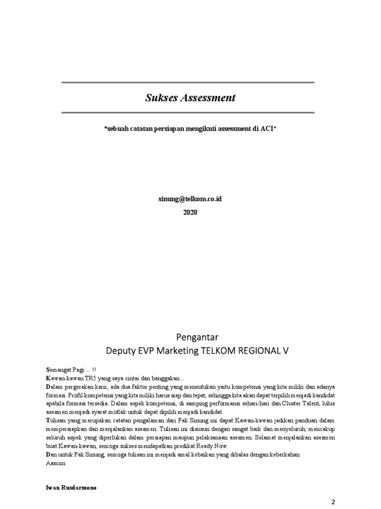 Ki at Suk Ses Assessment 2 | PDF