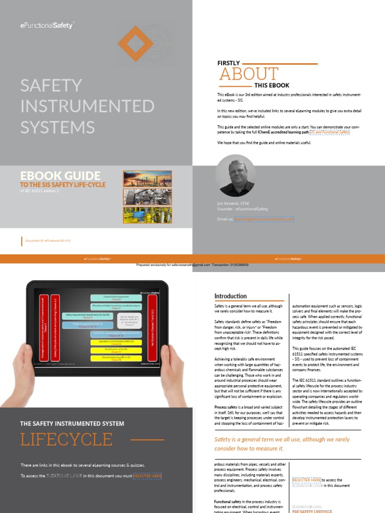 eFS Ebook SIS r3.0 | PDF | Systems Engineering | Safety