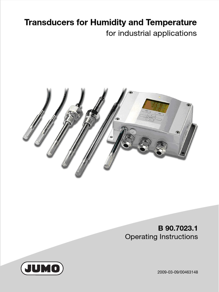 Transducers For Humidity and Temperature | PDF | Electrostatic ...