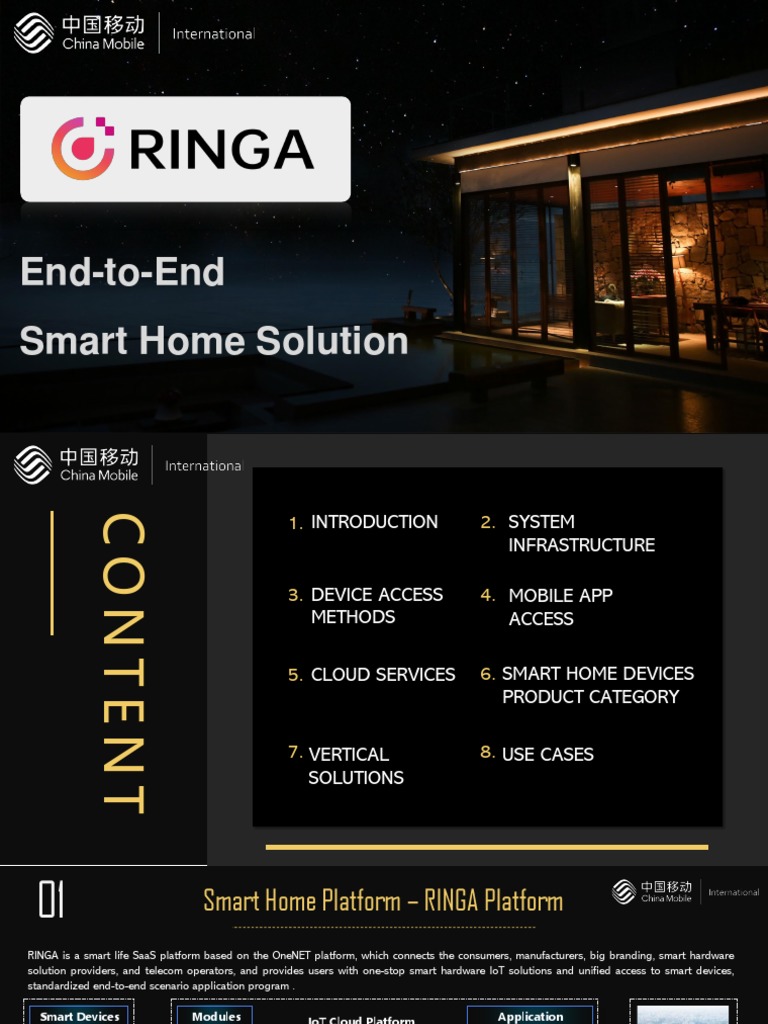 CMI - End To End Smart Home Solution | PDF | Cloud Computing | Mobile App