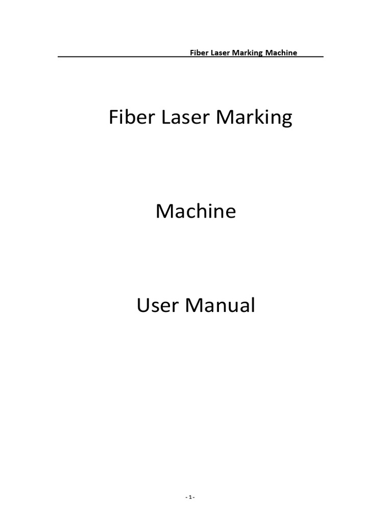 Laser Machine Operation Manual-Portable | PDF | Device Driver ...