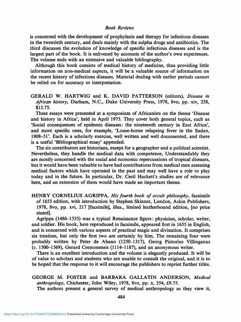 George M Foster and Barbara Gallatin Anderson Medical Anthropology ...