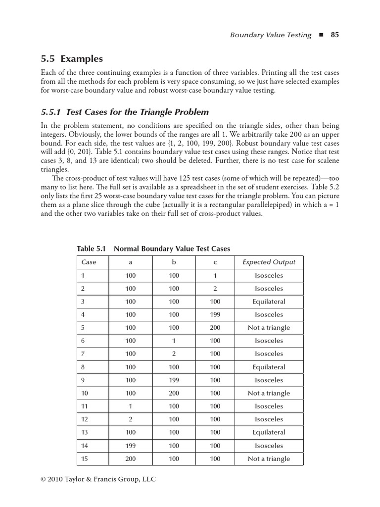Boundary Value Analysis 2 | PDF | Function (Mathematics) | Triangle Boundary Value Analysis 2 | PDF | Function (Mathematics) | Triangle