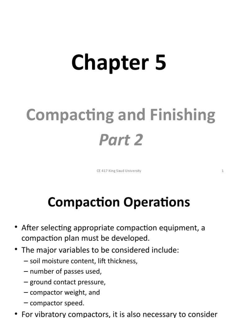 Soil Compaction and Grading Guide | PDF | Mechanical Engineering