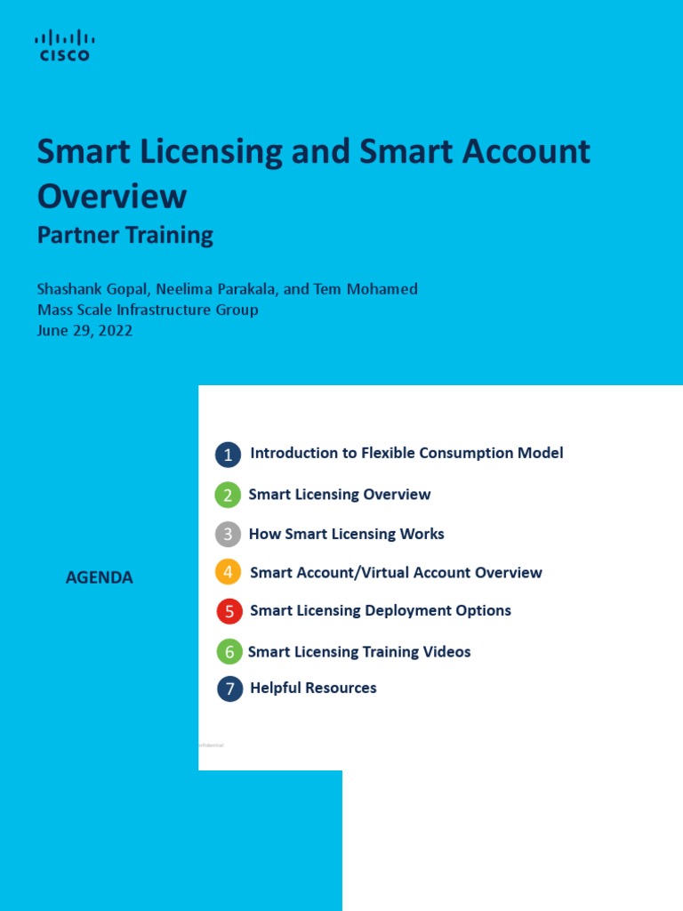 Piw Managing Smart Licensing With The Flexible Consumption Model Download Free Pdf Cloud