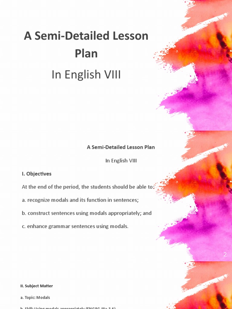 A Semi Detailed Lesson Plan - MENDOZAPENETRANTESAZON 2... | PDF ...
