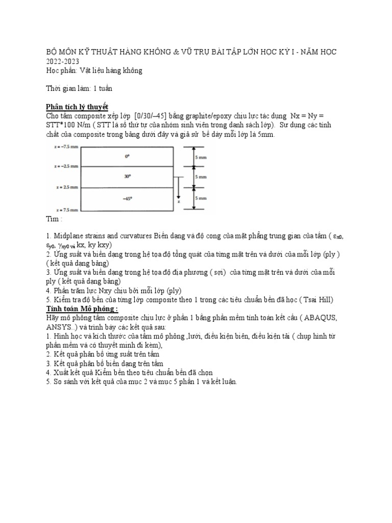 BTL Vat Lieu Hang Khong 20213 | PDF