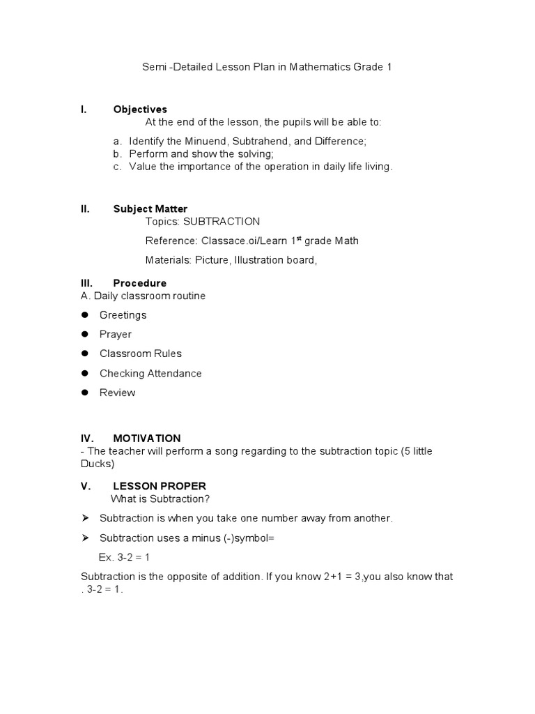 Semi Detailed Lesson Plan KIMBERLY | PDF