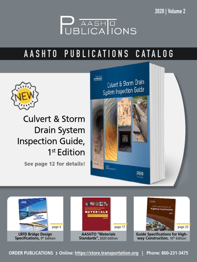 Aashto Catalog 2020 | PDF