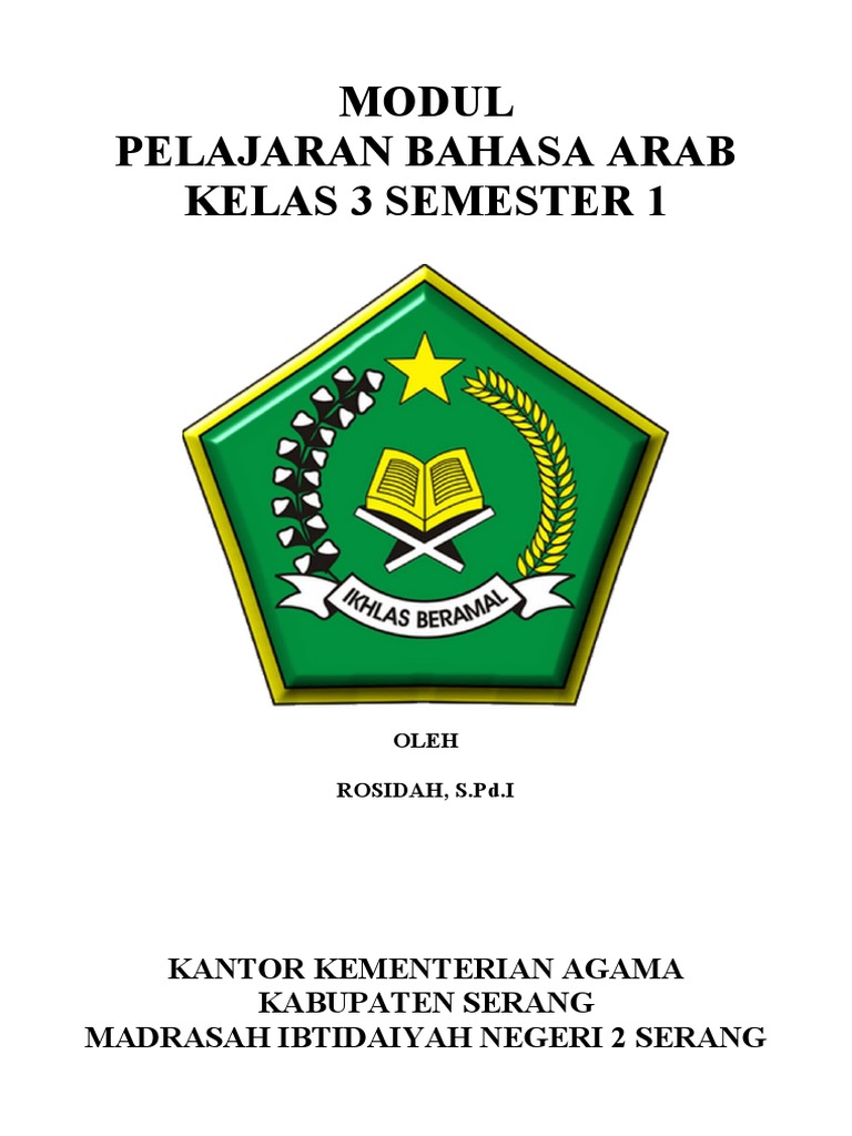 Modul Bahasa Arab Kelas 3 | PDF