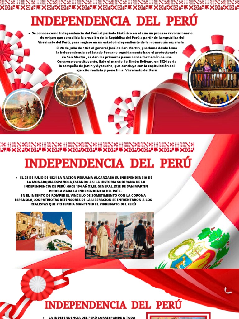 Independencia Del Perú | PDF