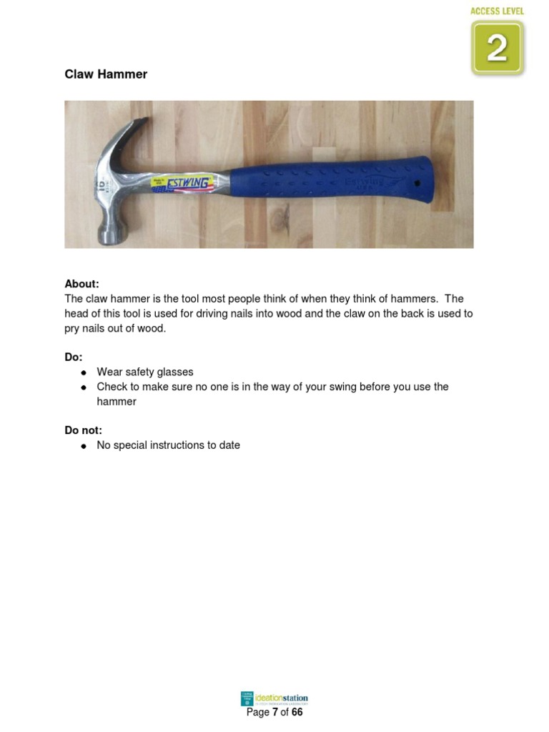 Claw Hammer SOP | PDF