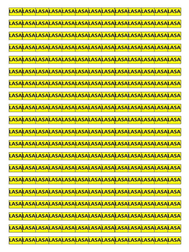 LABEL LASA HIGH ALERT | PDF