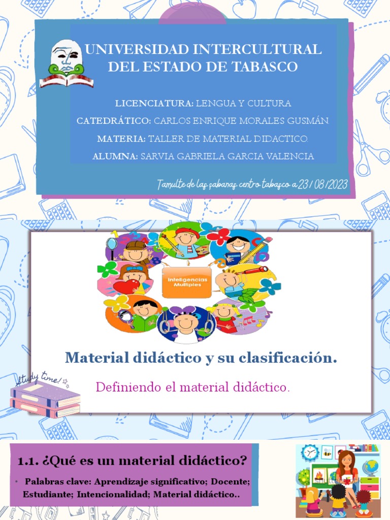 Definición y Clasificación del Material Didáctico | PDF | Crecimiento ...