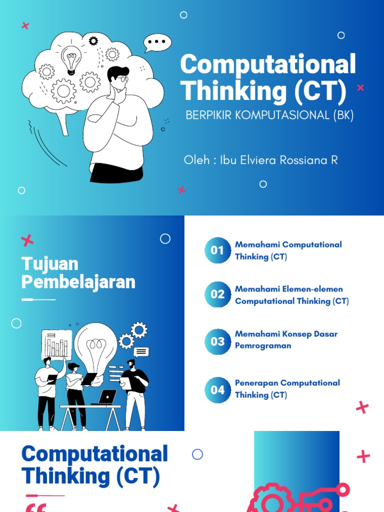 Computational Thinking (CT) : Berpikir Komputasional (BK) | PDF