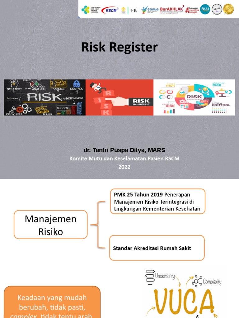 Risk Register Eks Okt 2022 | PDF