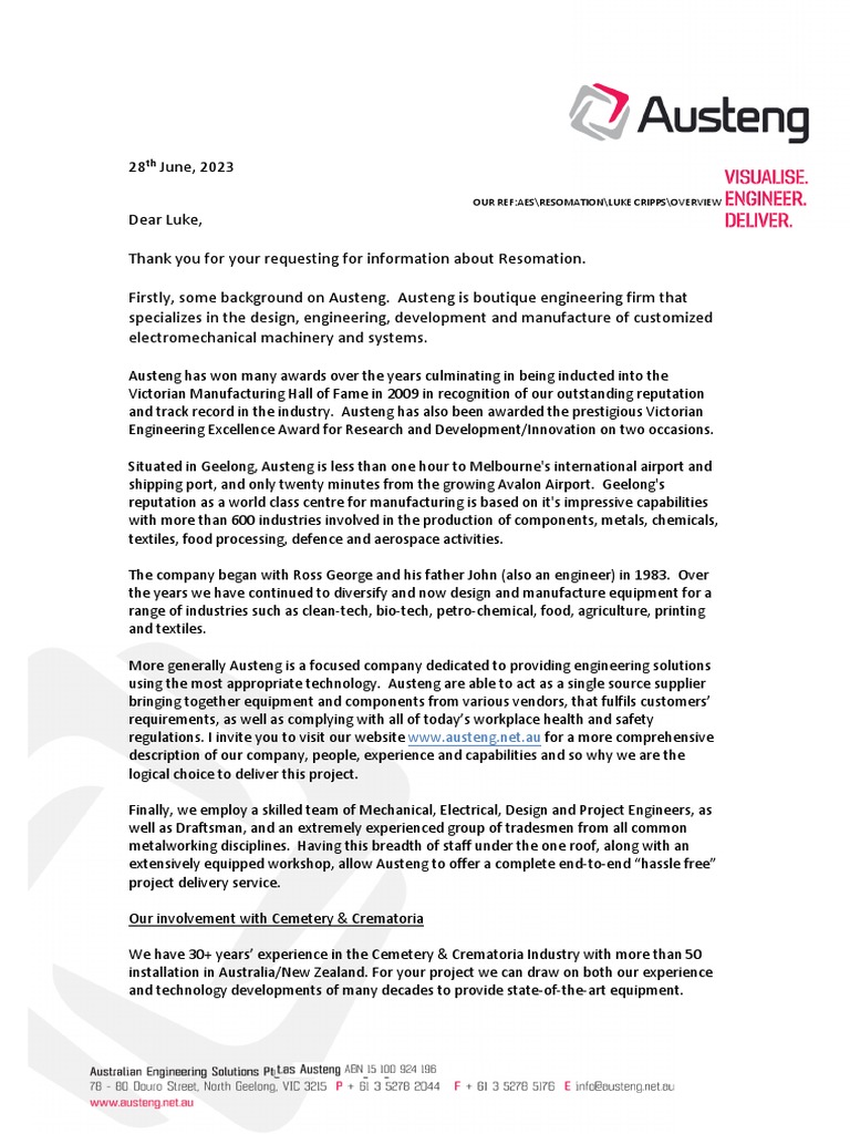 Resomation Overview | Download Free PDF | Cremation | Chemistry