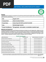List of Restricted and Declarable Substances For Supplied Articles ...