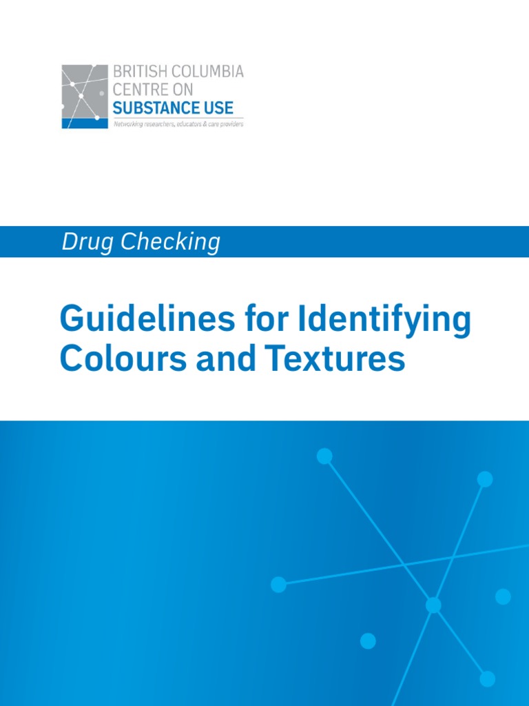 BCCSU Drug Checking Appearance Guidelines | PDF | Tablet (Pharmacy ...