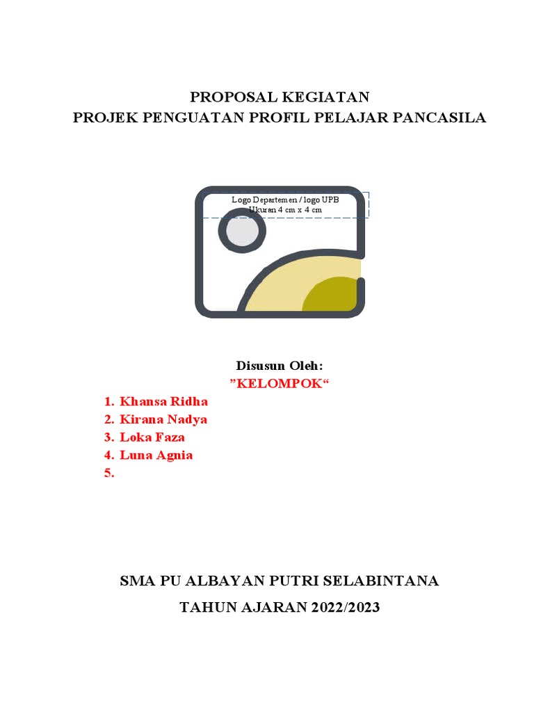Template Proposal Kegiatan | PDF