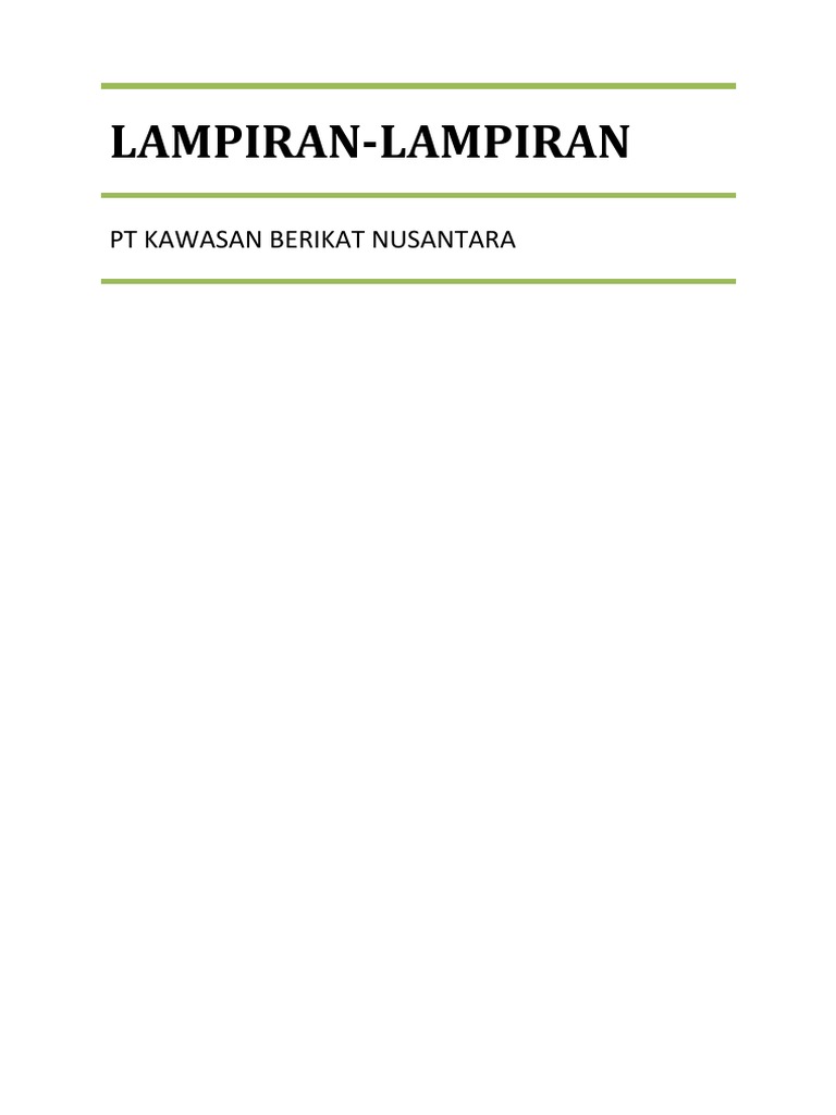 0.00 - Lampiran RKS | PDF | Karier & Perkembangan 0.00 - Lampiran RKS | PDF | Karier & Perkembangan