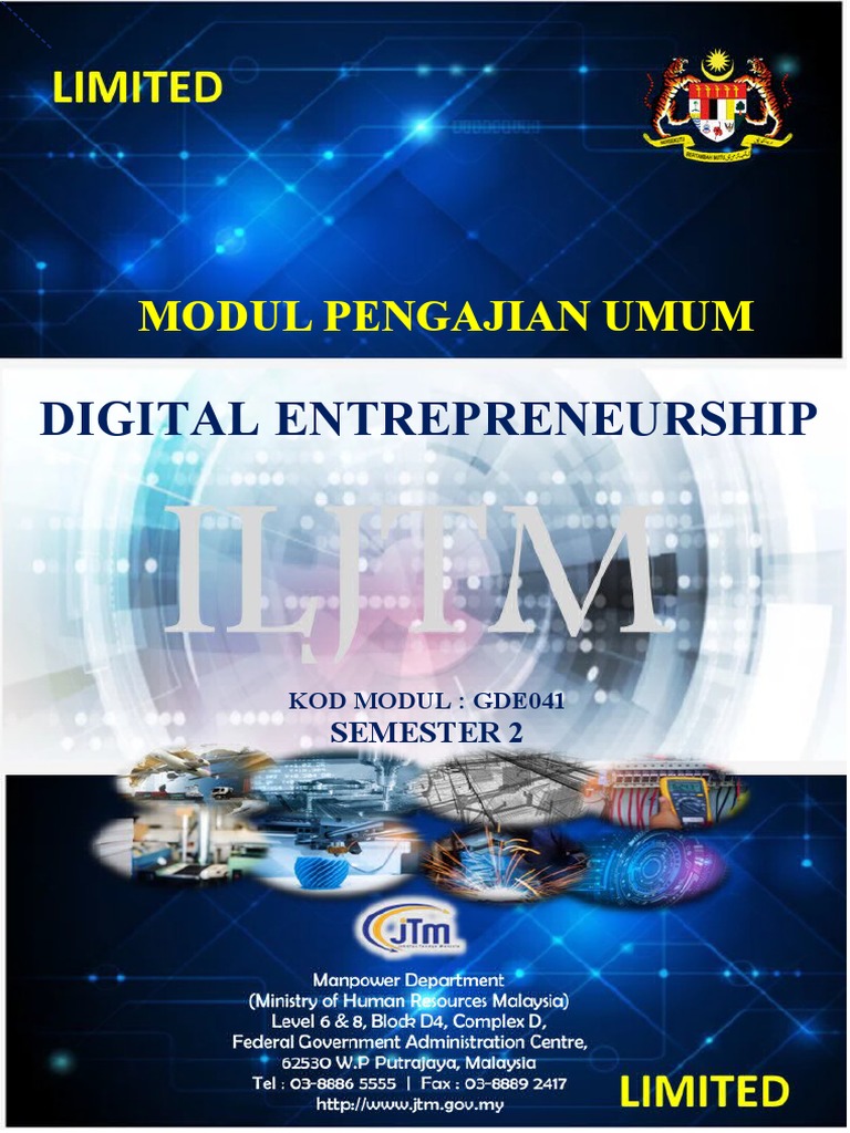 FORMAT MODUL PU Digital Entrepreneurship Update 3102022 | PDF | Technology & Engineering