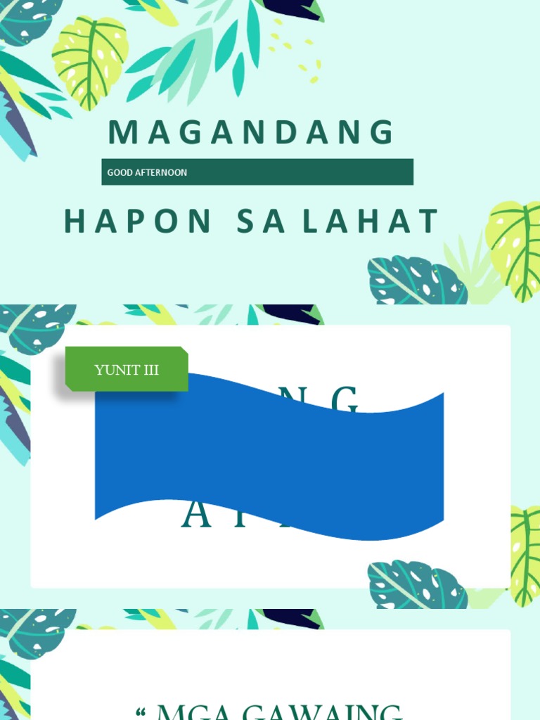 Group 4 - Yunit 3 | PDF