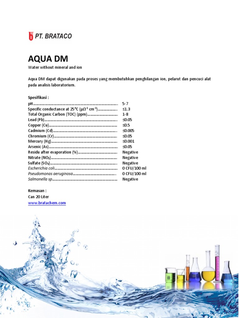 Brosur Aqua DM | PDF