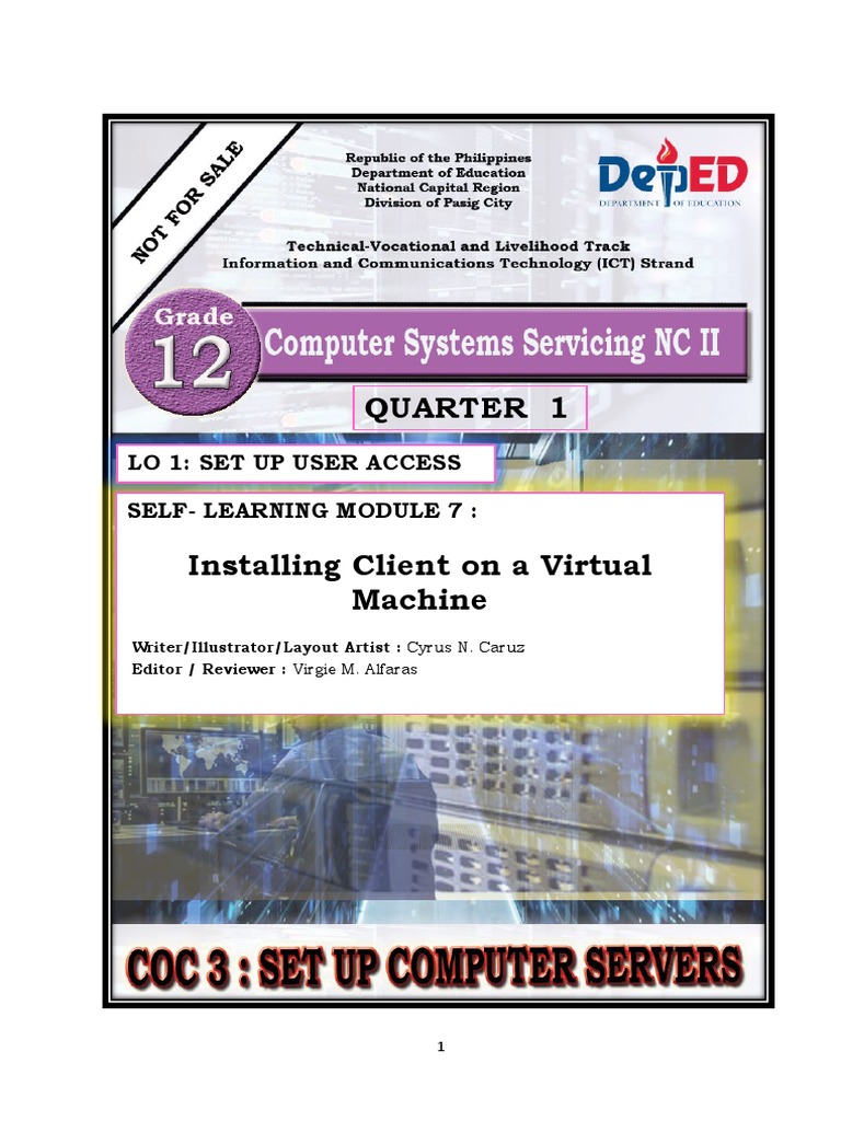 TVL - CSS 12 - Q1 - M7 | PDF | Microsoft Windows | Windows 7
