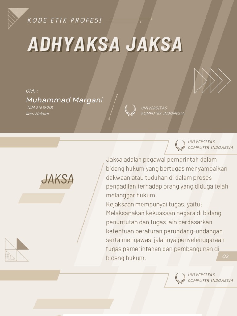 Muhammad Margani - Jaksa | PDF