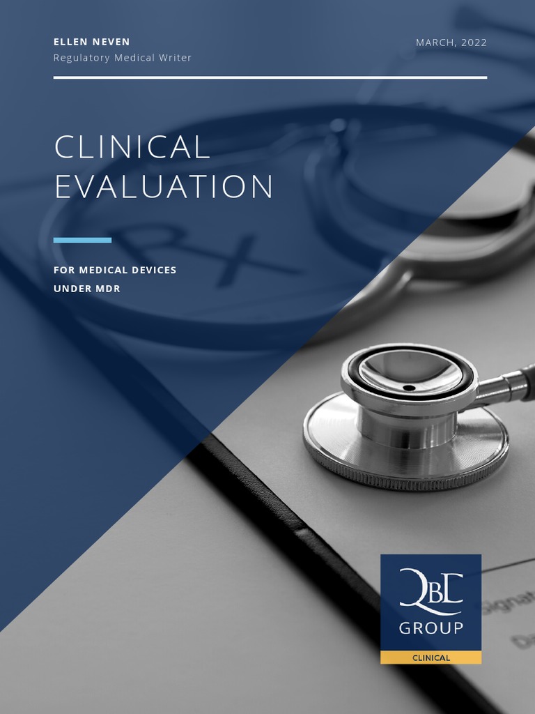 Clinical Evaluation For Medical Devices Under MDR | PDF | Medical Device | Risk Management