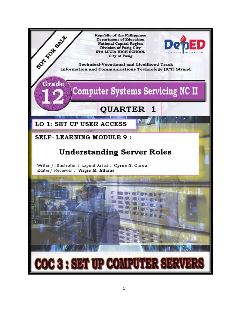 TVL - CSS 12 - Q1 - M9 | Download Free PDF | Active Directory | Computer Network