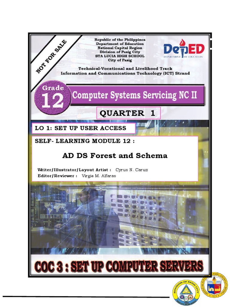 TVL - CSS 12 - Q1 - M12 | PDF | Active Directory | Computing