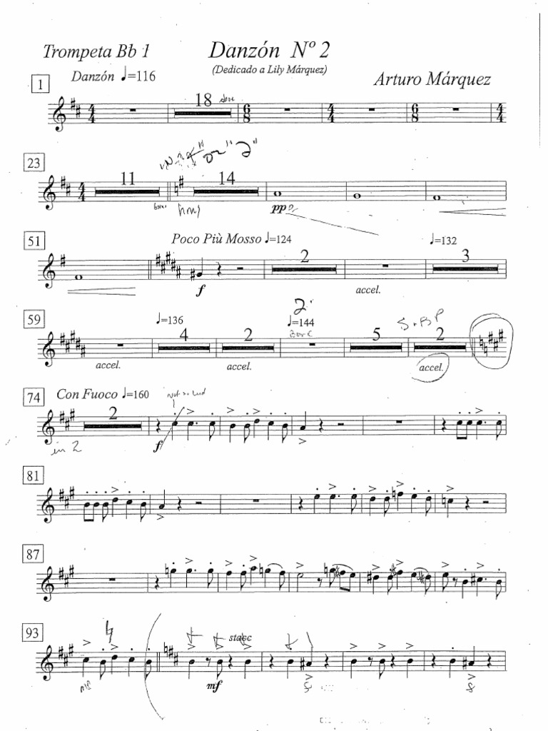 Trumpet Danzon | PDF