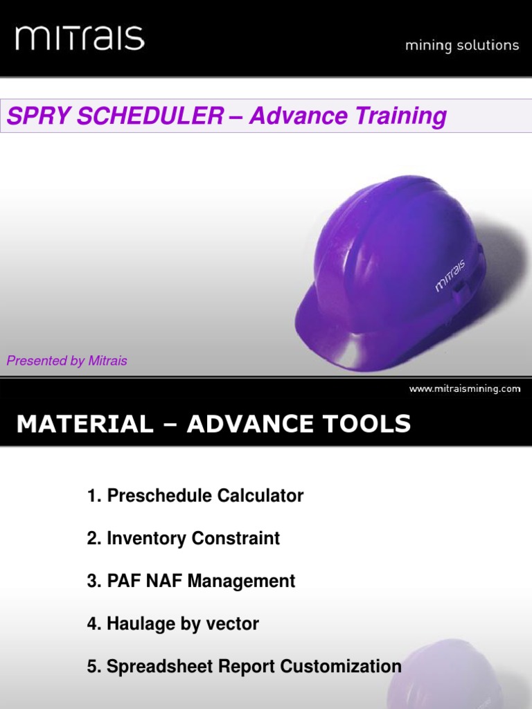 Pelatihan Lanjutan SPRY Scheduler | PDF