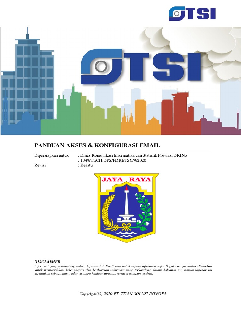 (Rev 1) Panduan Akses & Konfigurasi Client Zimbra - Pemprov Dki | PDF ...