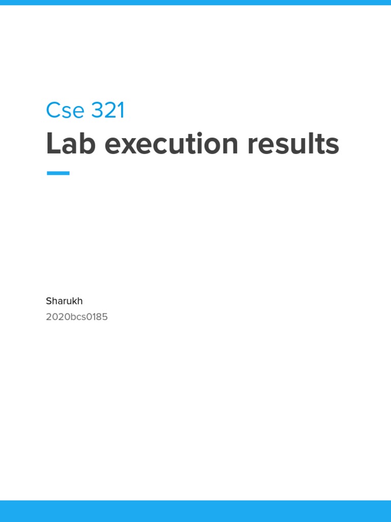 CSE 321 Microprocessors Lab Evaluation | PDF | Computers