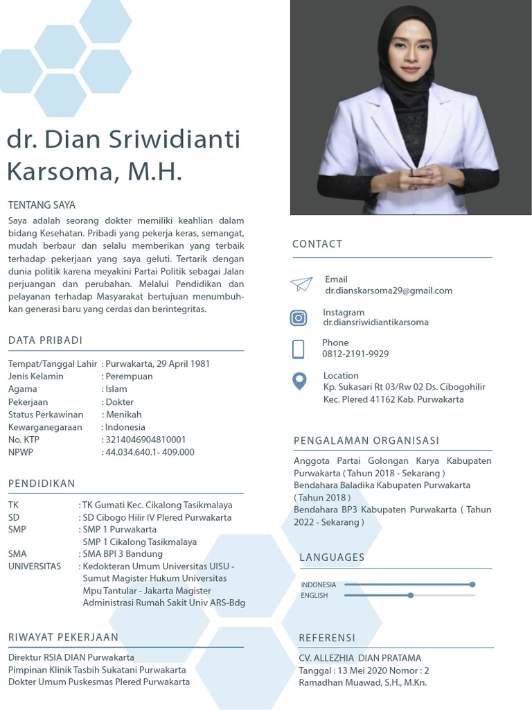 CV. Bu Dokter | PDF