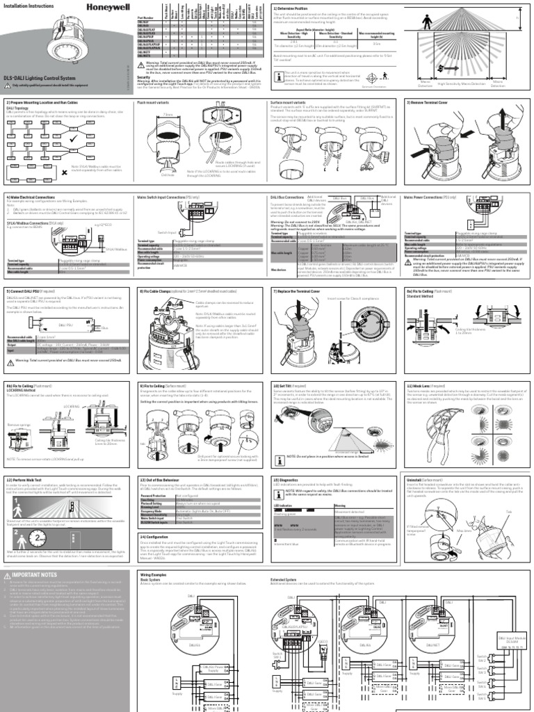 DALI64 DLS DALI Lighting Control System | PDF | Electrical Wiring ...