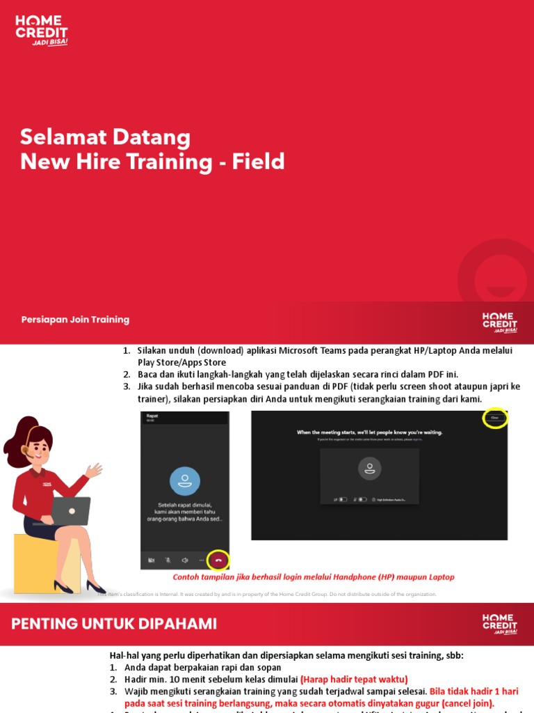 Persiapan Join Training Field - 20230315 | PDF | Karier & Perkembangan ...